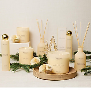 Benevolence LA Malibu Nights Scented Candle | Champagne & Peony | 8oz, 45-Hour Burn | Luxurious Home Fragrance | Natural Wax, Cotton Wick | Malibu Sands Collection