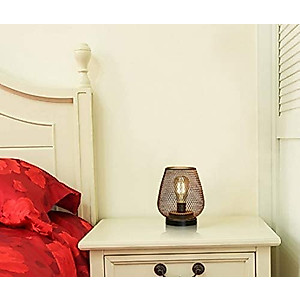 JHY DESIGN Set of 2 Metal Cage LED Lantern Battery Powered Cordless Accent Light with LED Great for Weddings Parties Patio Events for Indoors Outdoors