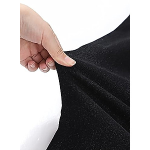 Astylish Black Jeans for Women Mid Waisted Baggy Boyfriend Mom Wide Leg Denim Pants Black Size 16