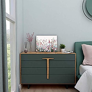 SUMGAR Paint by Numbers for Adults Flowers Pink, Colorful Canvas DIY Oil Painting Kits for Beginners, Acrylic Drawing Paintwork Crafts 16 x 20 inch (Without Frame)