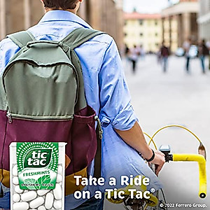 Tic Tac Freshmint Breath Mints, On-The-Go Refreshment, Easter Basket Stuffers, 1 oz, 12 Count
