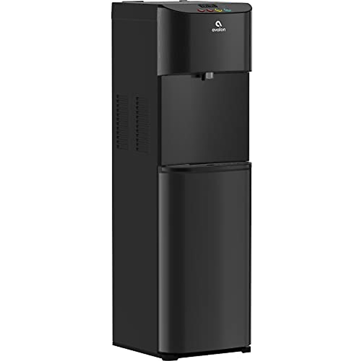 Avalon A13BLK Electric Bottleless Cooler Water Dispenser-3, Digital Clock with Temperature Control, Self Cleaning, Black Stainless Steel