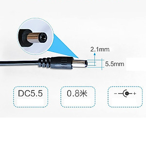 HiLetgo USB Boost Converter Cable DC 5V to 9V 12V USB Step-up Cable USB to DC 5.5x2.1mm 3.5x1.35mm USB Power Supply Adapter UBS Power Voltage Boost Converter Max Power 18W