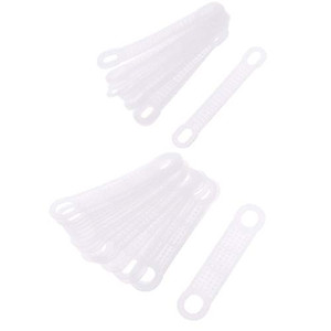 HELYZQ 20pcs Large Silicone Clothes Hanger Non Slip Shoulder Strap Grip Strip Pad