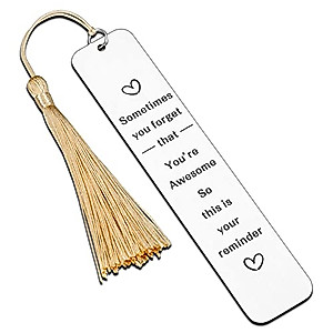 Bookmarks Gifts for Book Lovers Women Funny Inspirational Bookmark for Best Friends Girls Women Birthday Valentiens Day Christmas Gifts for Book Lovers Her Daughter Sister Coworkers Teenager Girls