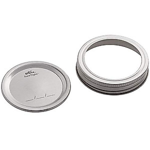 Regular Mouth Mason Jars Lids and Bands for Canning Jar - 12 Count of 1 Pack (2.75"/70mm)