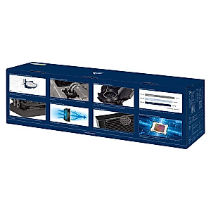 ARCTIC Liquid Freezer II 420 - Multi Compatible CPU AIO Water Cooler, Efficient PWM Controlled Pump, Fan Speed: 200-1700 RPM (Controlled via PWM), LGA1700 Compatible - Black