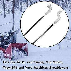 Hirldeea 946-04397A Speed Selector Cable for MTD Craftsman Cub Cadet Troy-Bilt Yard Machines Snowblowers 746-04397 746-04397A, Cable Length 23.5"