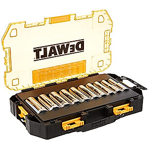 DEWALT Drive Socket Set, SAE, 1/2-Inch Drive, 10-Piece (DWMT73814)