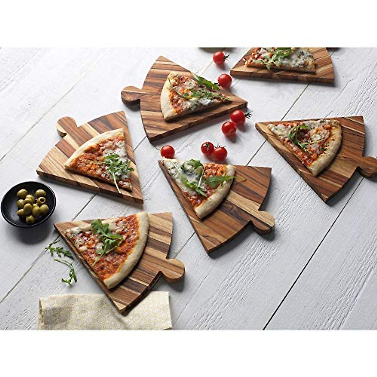 TeakHaus Antipasto Platter | 19.5" x 16.5" x 0.6"