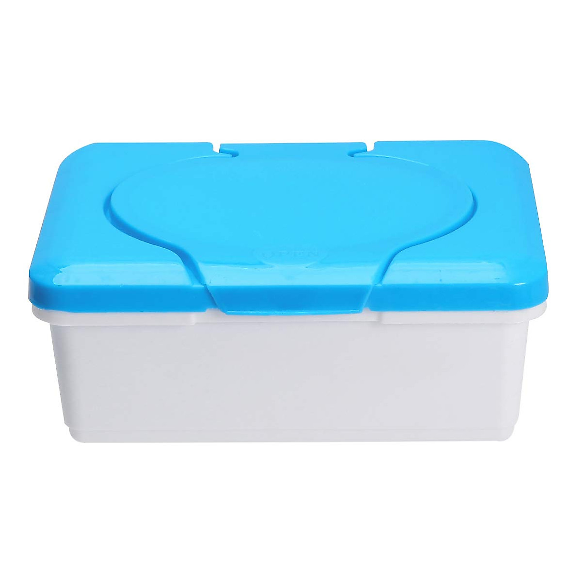 EXCEART 2pcs Diaper Wipes Dispenser Baby Wipes Holder Case Wet Tissue Box Container Desktop Organizer for Office Home Portable Wipes Dispenser