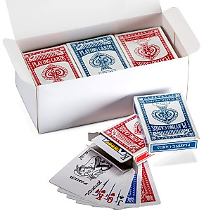 Playing Cards 12 Pack Bulk - 3.5 Inch x 2.25 Inch Decks of Playing Cards, Small Travel Size, Bridge, Solitaire or Poker Cards or Novelty Gift Idea, Party Favor for Kids, Boys and Girls