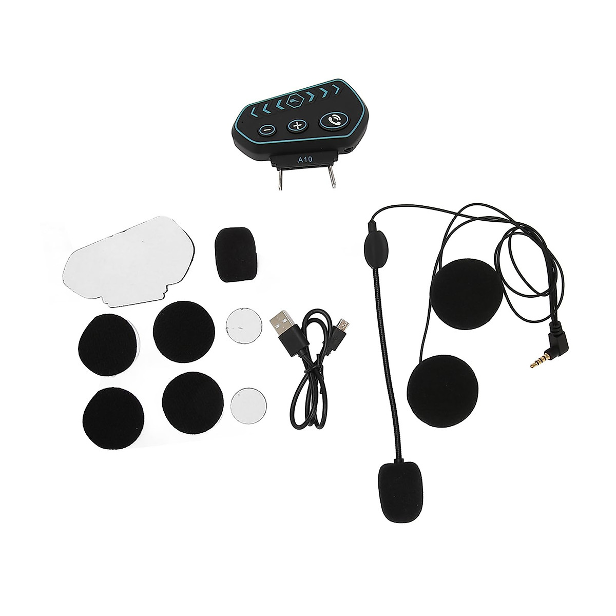 Bluetooth 5.0 Motorcycle Helmet Headset,GPS Noise Reduction Waterproof Stereo Music Handsfree Bluetooth Headphones