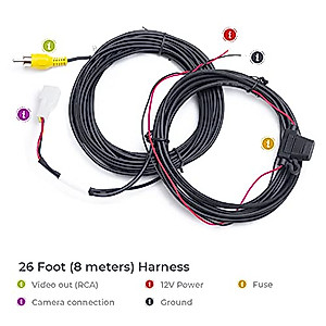 Master Tailgaters Emblem Backup Camera Replacement for Ford F150, F250, F350, F450, F550 (2004-2016), Flex (2009-2012) | IP68 Waterproof | HD Camera | Easy to Install