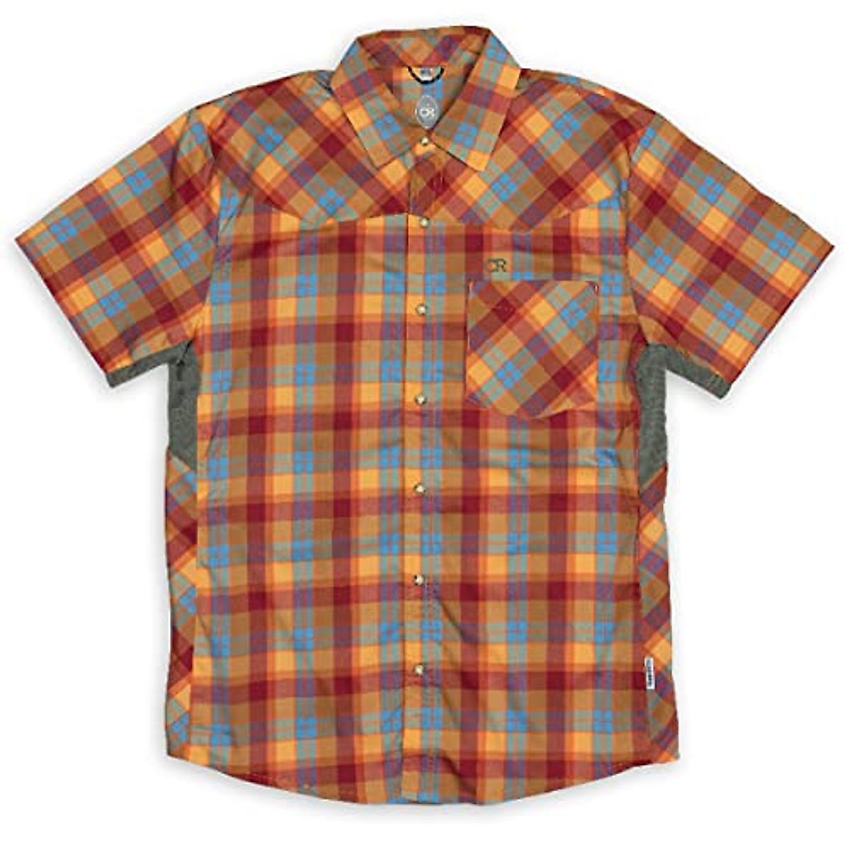 Club Ride Apparel New West Cycling Shirt - Men's Short Sleeve Cycling Jersey - Blue Flame - Medium