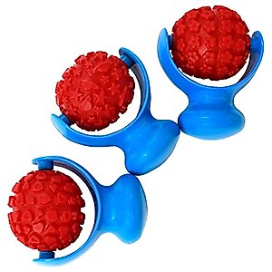 READY 2 LEARN Palm Dough Rollers - 3 Easy to Hold Arts and Crafts Tools for Kids - Set 2 - DIY Textured Patterns in Dough, Clay and Paint