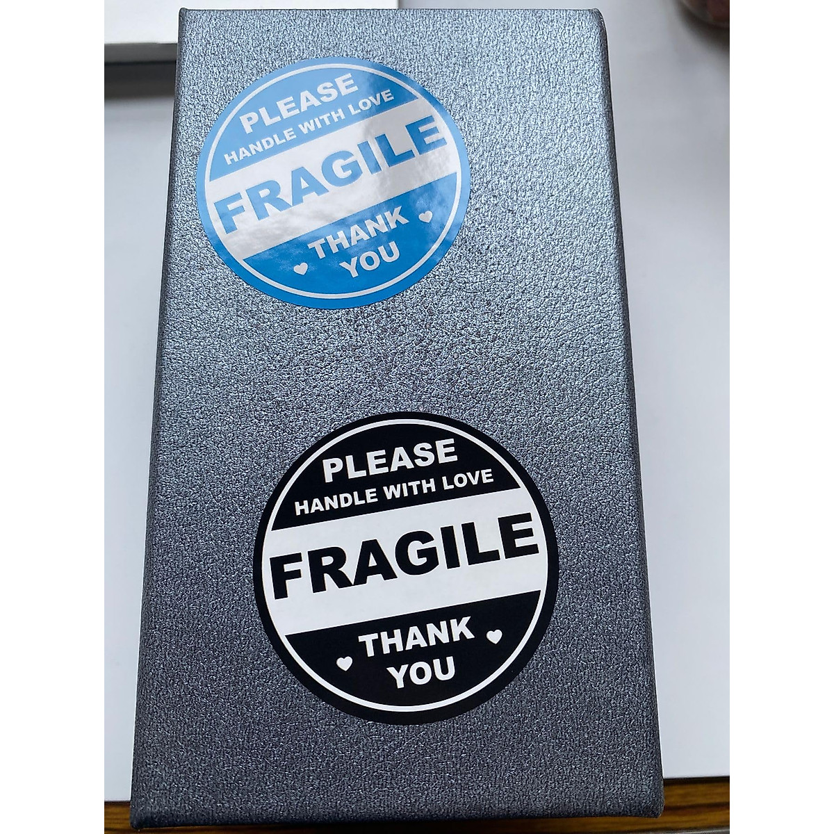 2 inch 300 PCS 6 Color Fragile Stickers for Shipping Please Handle with Love and Thank You Waterproof Stickers