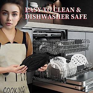 LIDIFC Chicken Shredder,Chicken Breast Shredder Tool Twist,Transparent Lid,Large Meat Shredder Machine - Ergonomic Handle,Dishwasher Safe,Anti-slip,Cleaning Brush,Heat Resistant,BPA Free