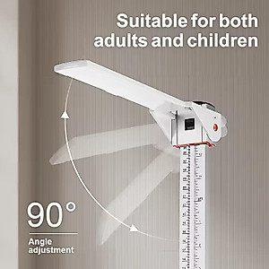 SIKE Wall Mounted Stadiometer Professional Aluminum Telescopic Height Measuring Rod 24-82 inch, 2024.07 New