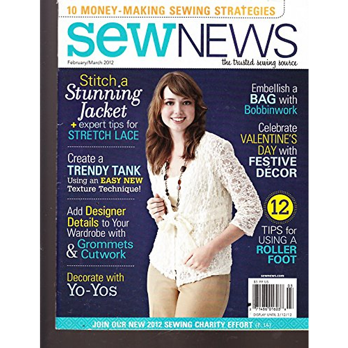 SEW NEWS, FEBRUARY/MARCH, 2012 (STITCH A STUNNING JACKET)
