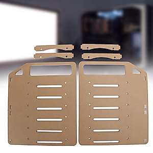 3.5in Hard Drive Bracket, Acrylic Hard Drive Bracket, DIY 3.5in Hard Disk Shelf HDD Transparent Cage, Support Fix Six 3.5 inch Hard Drives and Two 8cm Fans