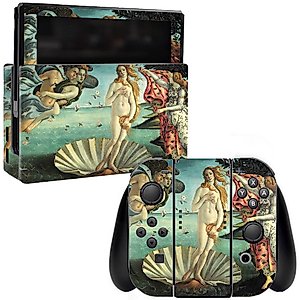 MightySkins Skin Compatible with Nintendo Switch - Birth of Venus | Protective, Durable, and Unique Vinyl Decal wrap Cover | Easy to Apply, Remove, and Change Styles | Made in The USA