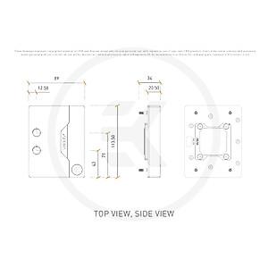 EKWB EK-Quantum Velocity 2 CPU Water Block, AM5, D-RGB, Nickel + Plexi