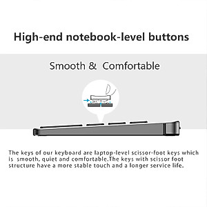 YESWORD X-20, Wireless Customizable Keyboard for Digital Drawing, Graphic Design, Photo Editing, Gaming, Office Work. Compatible with iPad/iOS/Mac/Android/PC