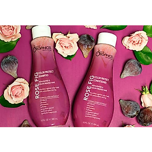 Juice Beauty Rose Fig Color Protect Conditioner - 300 mL - Boosts Shine + Enhances Volume - For Highlighted + Color-Treated Hair - Vegan, Cruelty Free