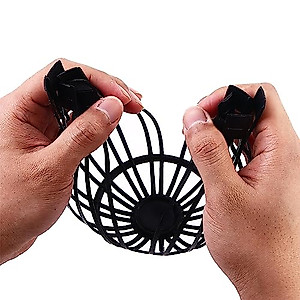 Vctitil 4PCS Gutter Guard Downspouts Filter Strainer Preventing Leaf Debris Branches Roof Moss From Clogging the Pipes