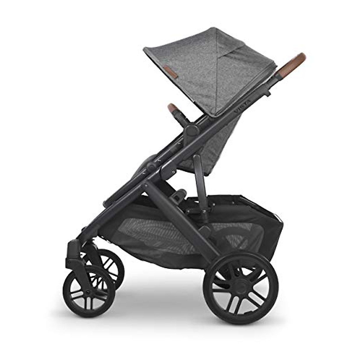 Vista V2 Stroller - Greyson (Charcoal Melange/Carbon/Saddle Leather)