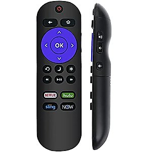 Remote Control Compatible with All Sharp Roku TV LC-50LBU591U LC-50LBU711U LC-55LBU591U LC-55LBU711U LC-43LBU591U LC-32LB601U LC-24LB601U LC-50LB601U LC-40LB601U LC-65Q7370U LC-43LB601U
