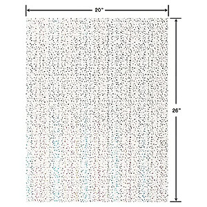 Papyrus 4 Sheet Rainbow Confetti Tissue Paper for Gifts, Decorations, Crafts, DIY and More