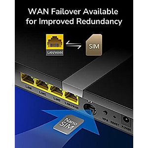 Cudy New AC1200 Dual Band Unlocked 4G LTE Modem Router with SIM Card Slot, 1200Mbps Mesh WiFi, EC25-AFX Qualcomm Chipset, 5dBi High Gain Antennas, DDNS, VPN, Cloudflare, LT500