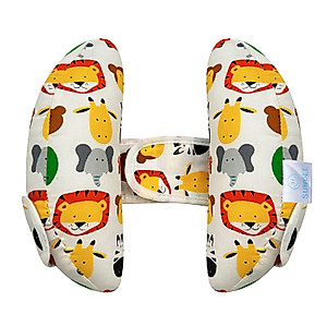 Baby Car Seat Head Neck Support, Toddler Adjustable Stroller Safety Insert, Banana U-Shape Travel Headrest Cushion