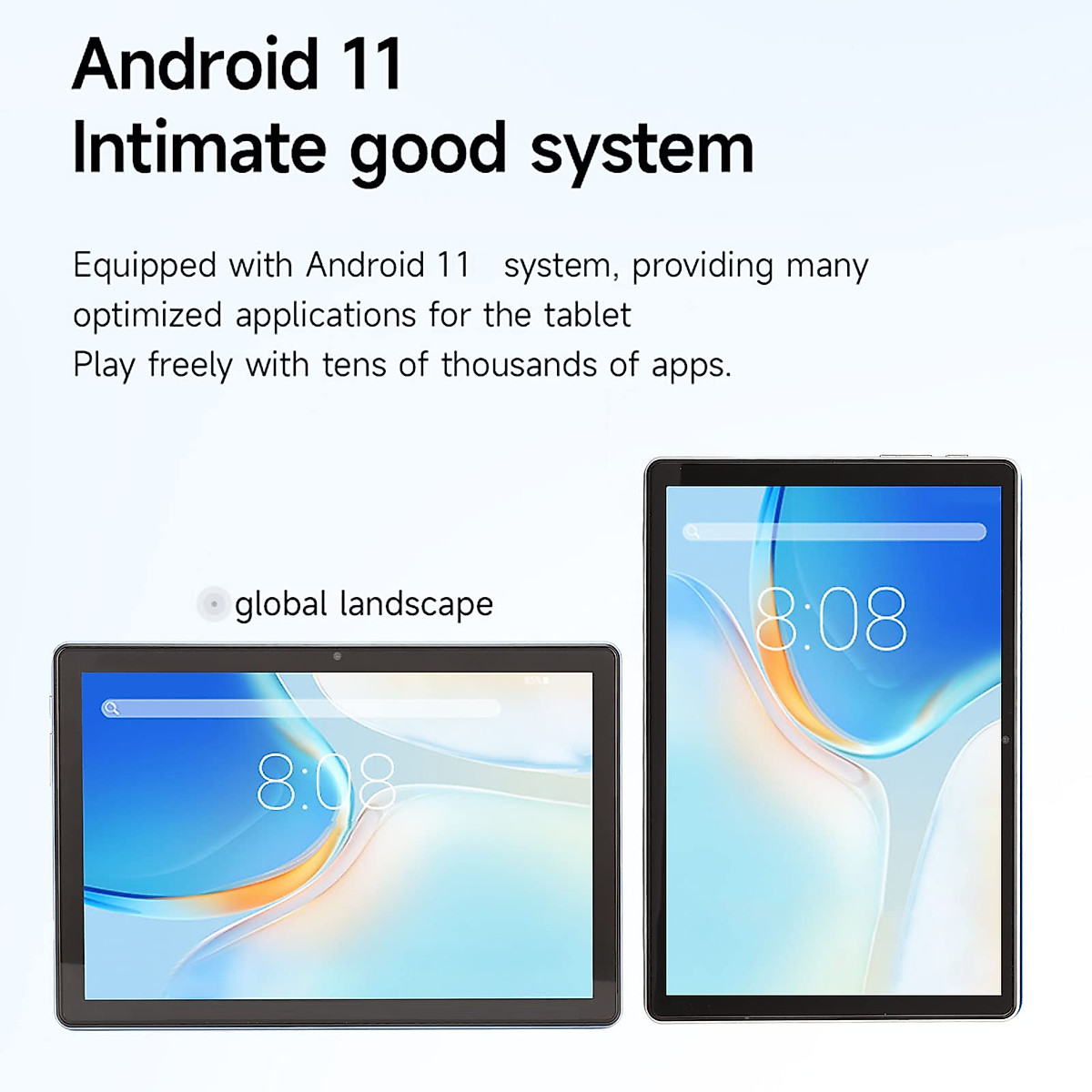 Pssopp Gaming Tablet, for Android 11 10in Tablet for Daily Use (Blue)