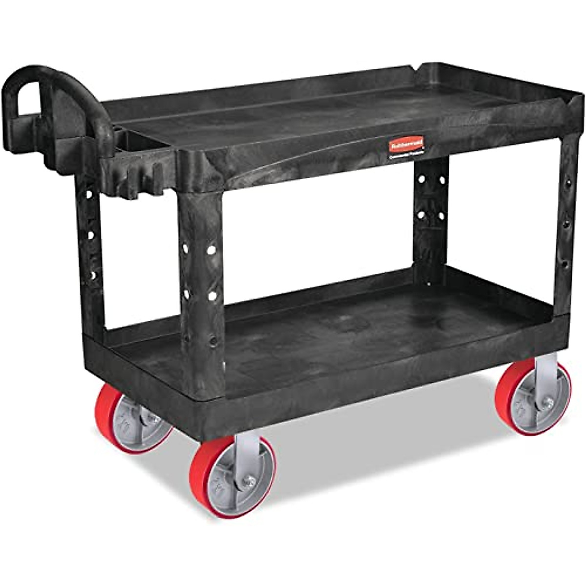 5"X 2" Heavy Duty Casters Wheels - Industrial Caster Wheels Polyurethane Caster Wheel with Strong Load-Bearing Capacity 4000 LB, Heavy Duty casters Wheel -Set of 4, Widely Used in Tool Box,Trail Jack