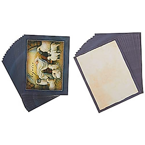 LANG "Rejoice" Christmas Cards by Susan Winget, 18 Cards with 19 Envelopes and Beautiful Artwork, Perfect for Sharing Warm Wishes this Holiday Season, 5.38" x 6.88" (1004686)