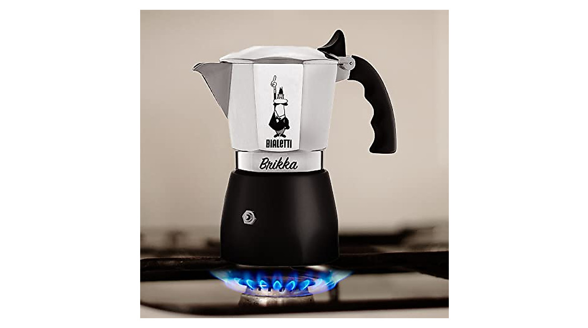 Bialetti Brikka Moka Pot - Crema-Rich Espresso Maker