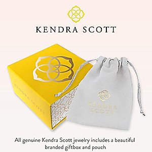 Kendra Scott Fern Pendant Necklace for Women, Dainty Fashion Jewelry, Gunmetal-Plated