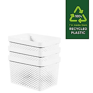 Curver Storage Basket, White, One Size (248636)