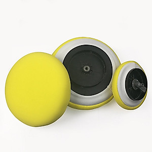 kaaka Polishing Bonnet Buffer Pad Cover Sponge for Polisher Replacement Accessory for Car Paint Care Waxing 5-6inch