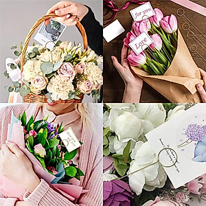 BOYIVI 40 Pieces Metal Wire Floral Place Card Holder Pick Love Floral Card Holder Picks Gold Card Note Table Number Memo Holder Gold Photo Clip for Wedding Birthday Baby Shower Party Favor (Round)