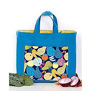 Simplicity Reusable Tote Bag Sewing Pattern Kit, Code S9517, One Size, Multicolor
