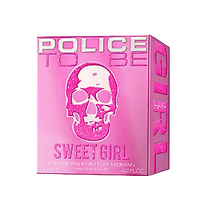 Police To Be Sweet Girl Fragrance For Woman - Feminine Scent - Gourmand Accords - Housed In A Pretty, Punk Bottle - Mingles Tart-Sweet Fruits And Fresh Florals With Woody Notes - 4.2 Oz EDP Spray