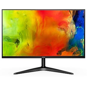 AOC 24B1H 23.6in Full HD 1920x1080 Monitor, 3-Sided Frameless, VA, HDMI/VGA, Flicker-Free (Renewed)