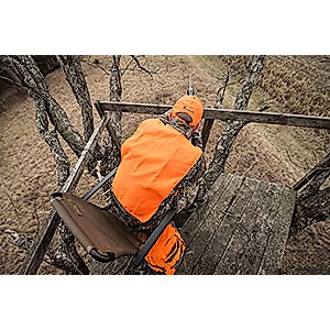 ALPS OutdoorZ Stealth Hunter Hunting Chair,Adjustable Height Deluxe, Brown - New