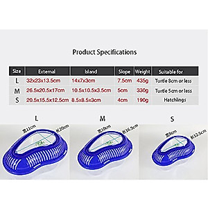 OMEM Portable Reptile House Terrarium Habitat Clear and Breathable (Medium)