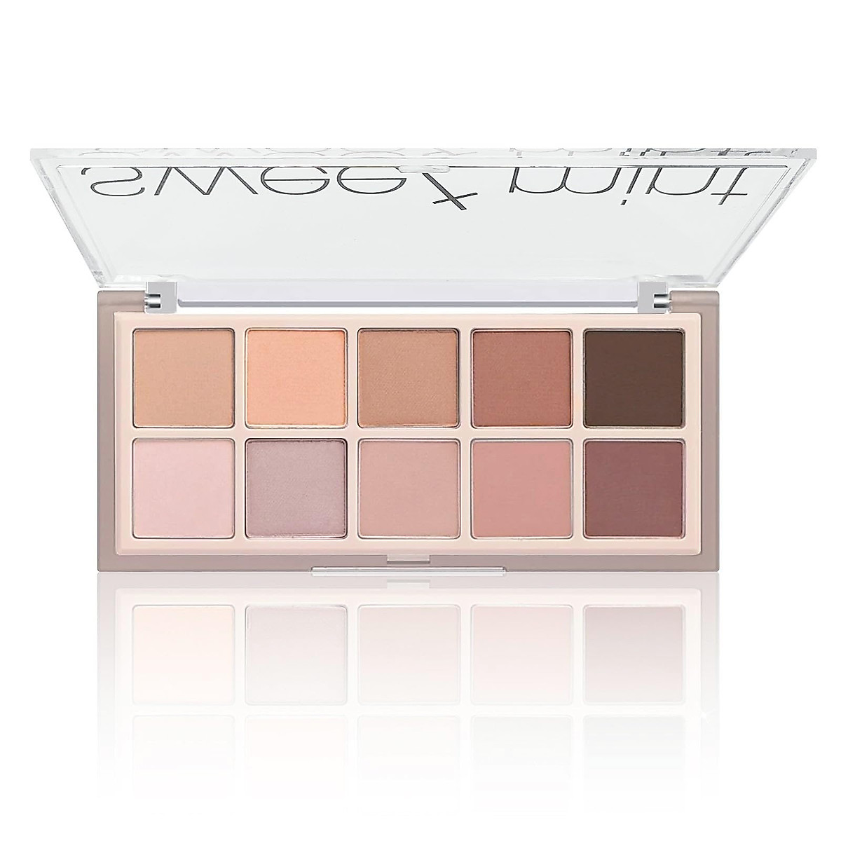 Go Ho 10 Colors Eyeshadow Palette,All Matte Eyeshadow Palette Makeup,Highlg Pigmented Blendable Shades,Naturing-Looking,Waterproof Cool/Warm-toned Eyeshadow Makeup Palette,05