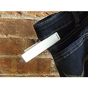 NAHANCO Giant Fitting Clip for Alterations, White Plastic - 50/Carton, Extra Large